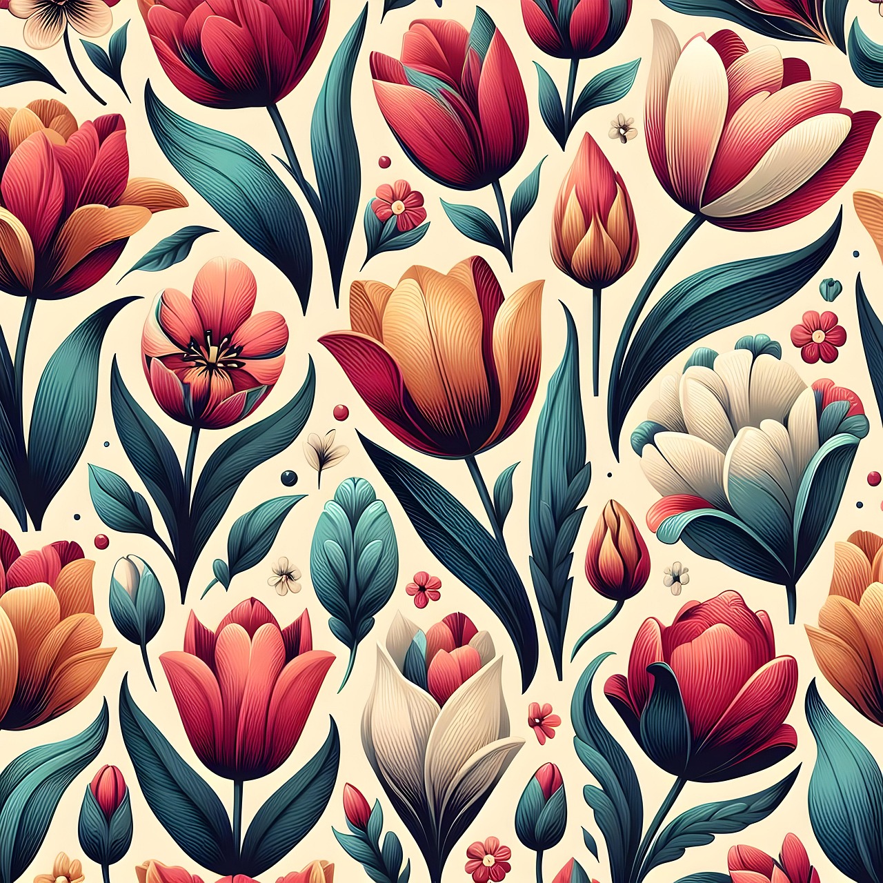 Ai Dihasilkan Tulip Bunga-Bunga - Gambar gratis di Pixabay - Pixabay