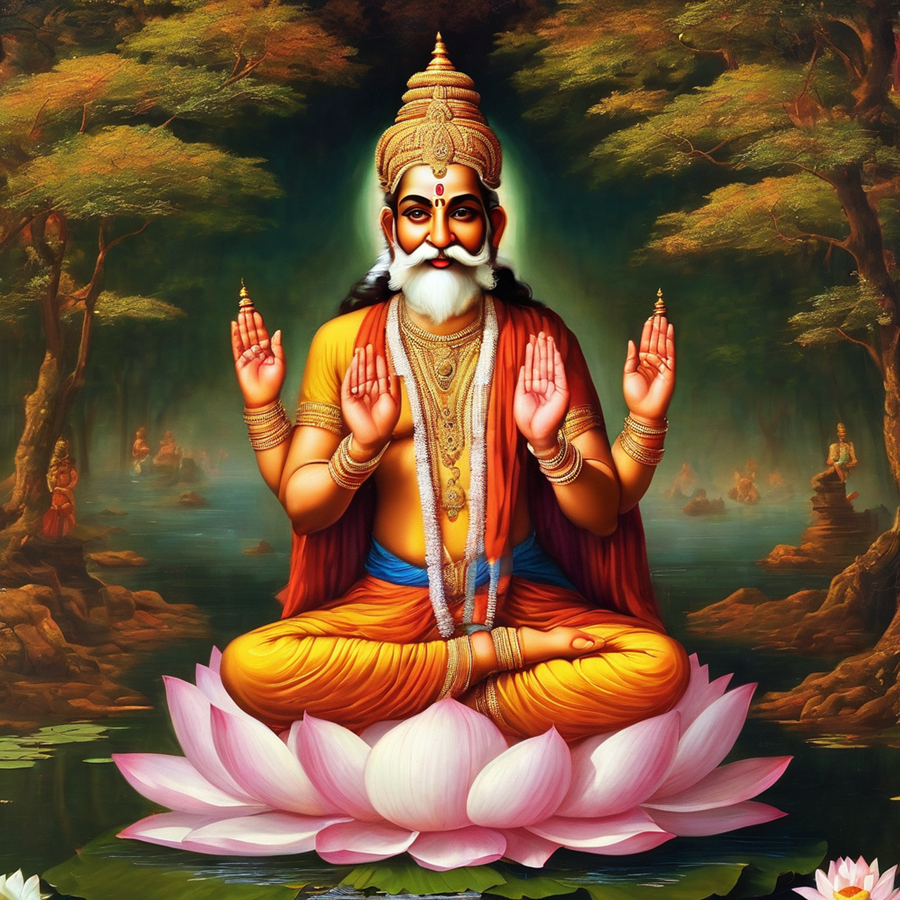 Señor Brahma Hindú Hinduismo - Imagen gratis en Pixabay - Pixabay