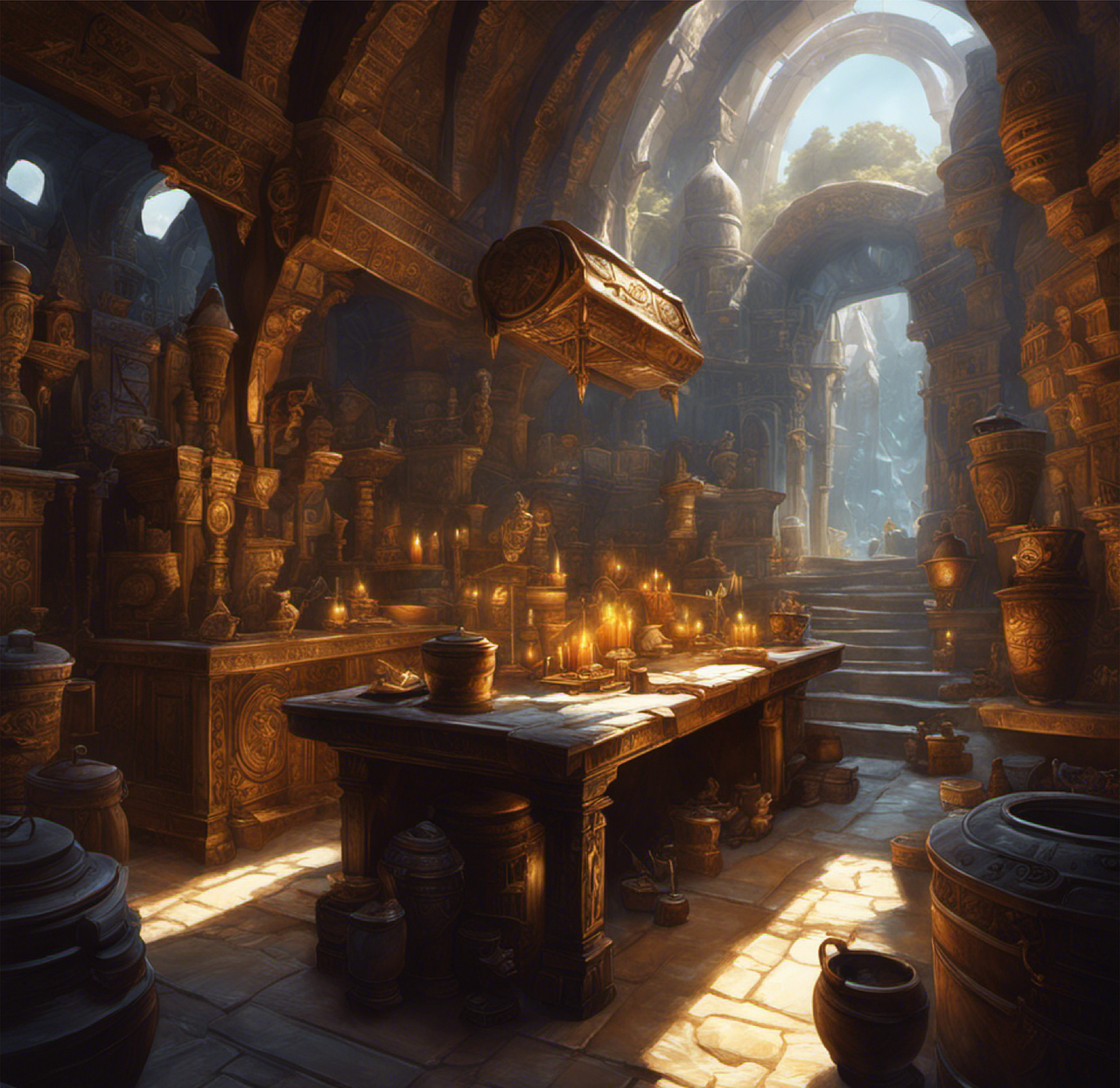 Download Fantasy, Workshop, Room. Royalty-Free Stock Illustration Image ...