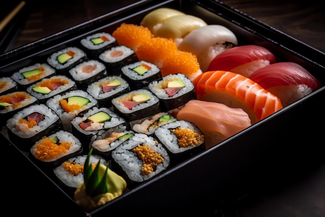 Download Sushi Food Fish Royalty-Free Stock Illustration Image - Pixabay