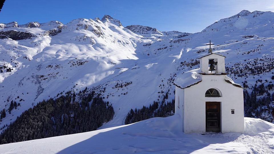 Winter Chapel Mountains - Free photo on Pixabay