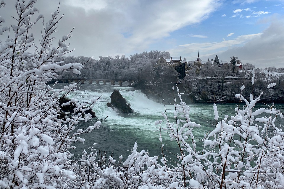 Rhine Falls Winter