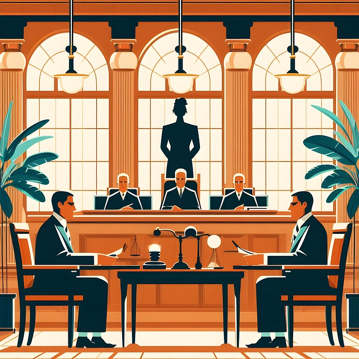 Download Ai Generated Courtroom Court Royalty Free Stock Illustration Image Pixabay