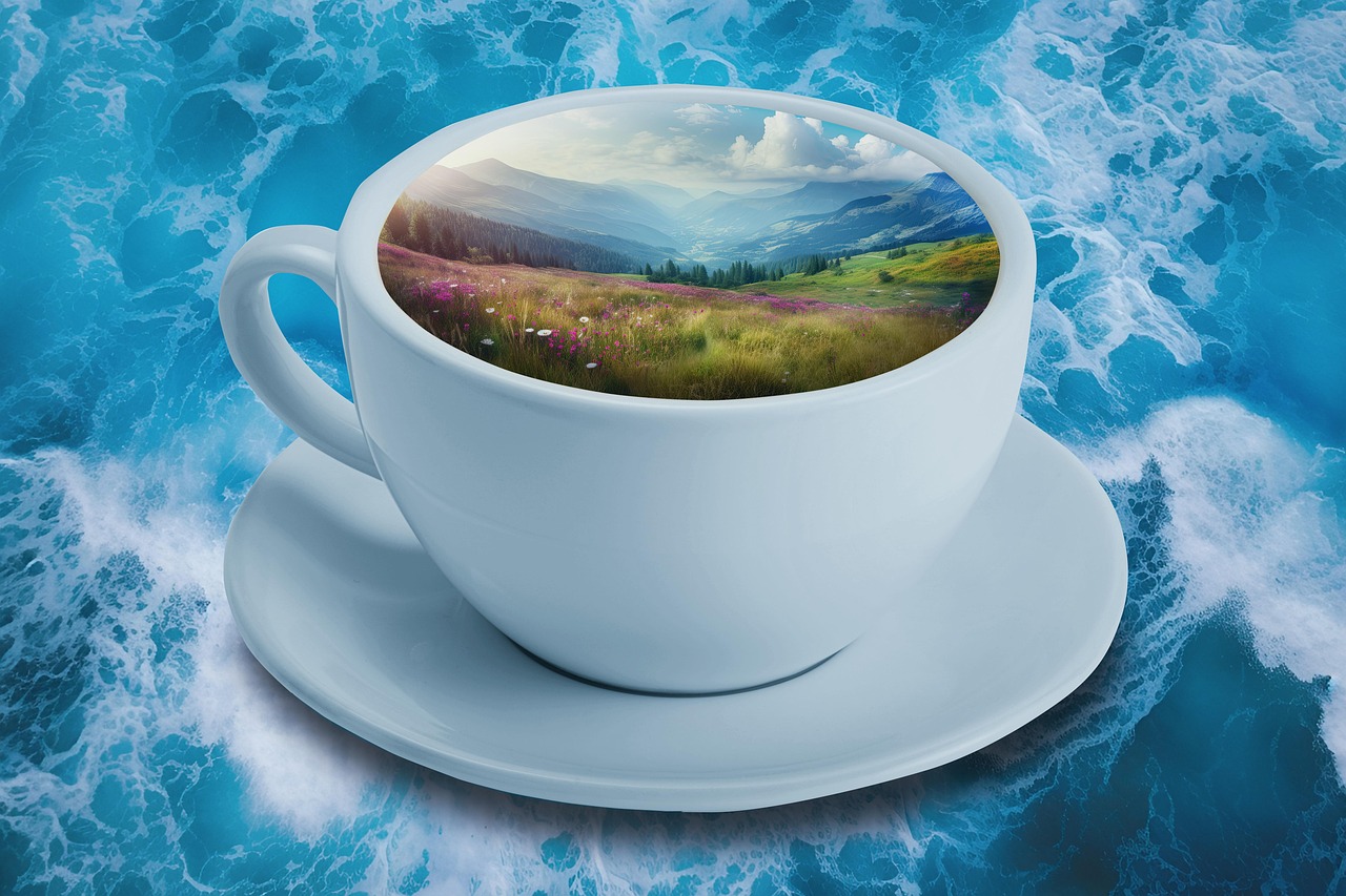 Download Cup And Saucer, Field, Ai Field. Royalty-Free Stock ...