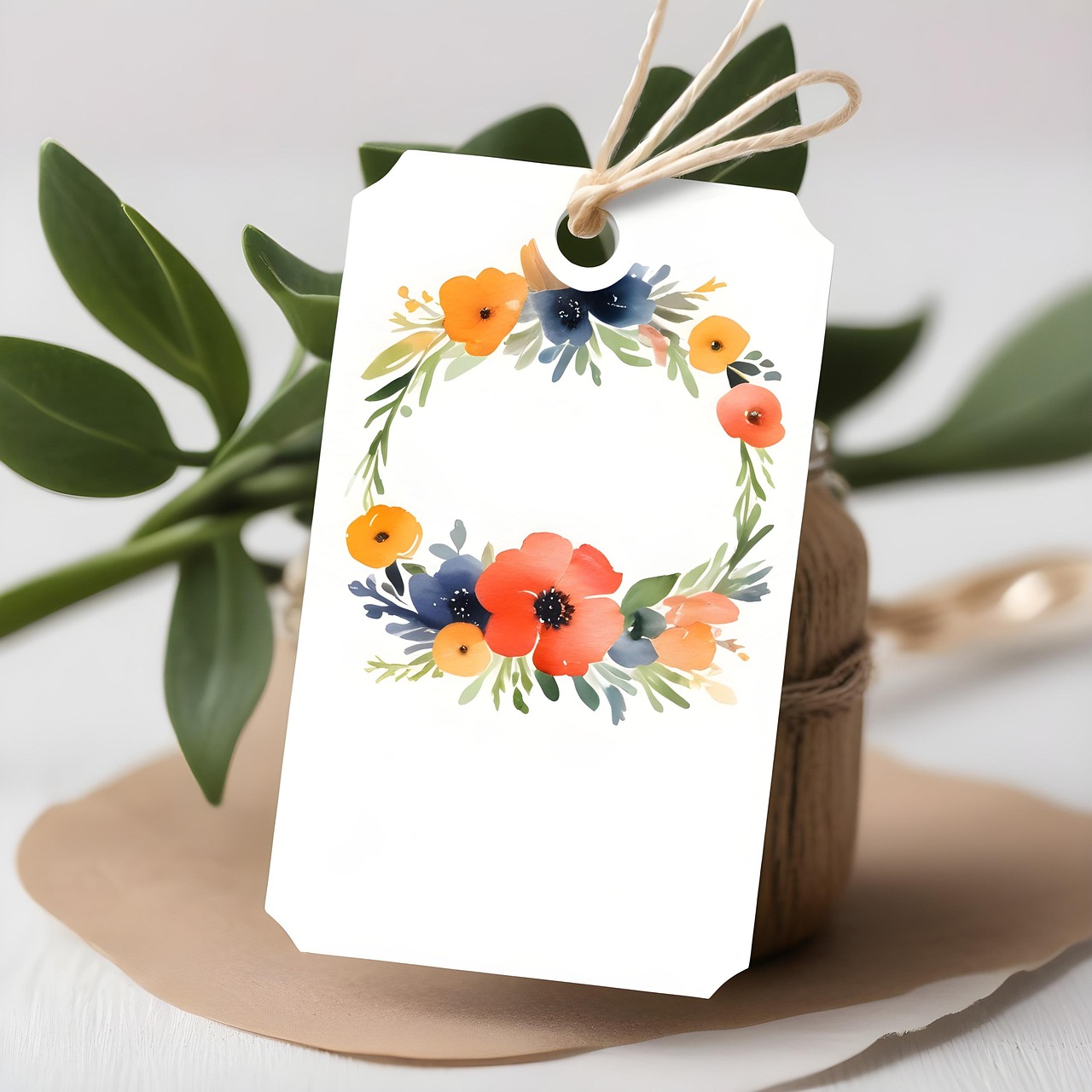 Download Gift, Tags, Flowers. Royalty-Free Stock Illustration Image ...