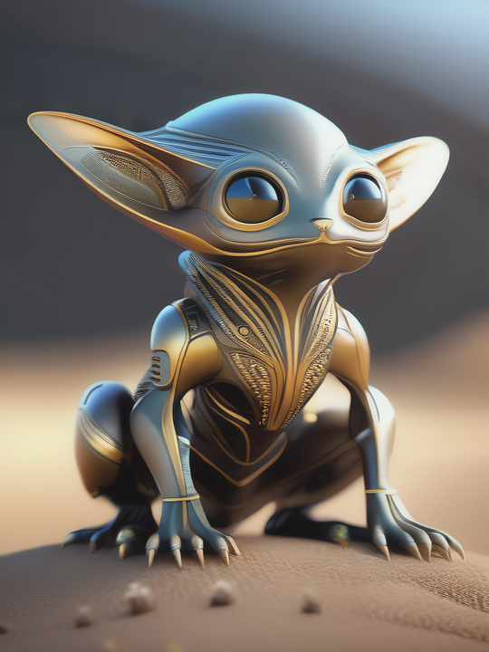 Download Ai Generated, Extraterrestrial, Creature. Royalty-Free Stock ...