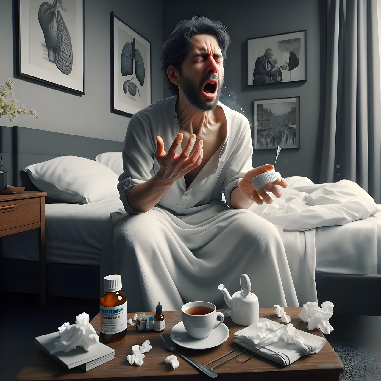 Download Ai Generated Man Disease Royalty-Free Stock Illustration Image ...