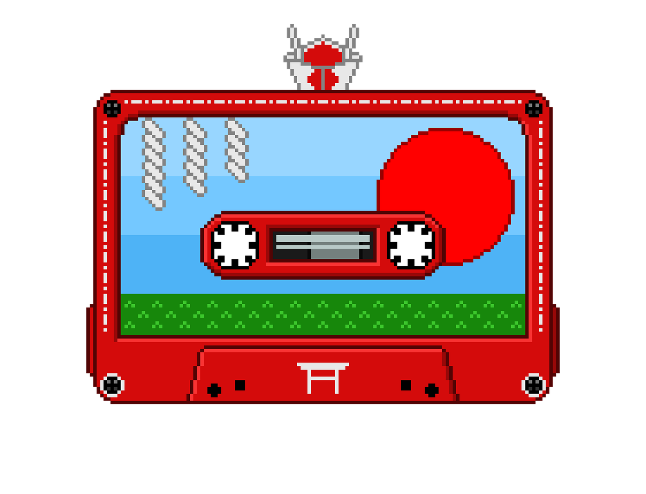 Download Pixel Art, Cassette, Tape. Royalty-Free Stock Illustration ...