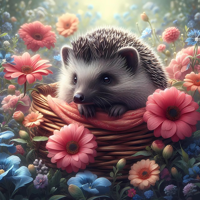Igel Niedlich Blumen - Kostenloses Bild auf Pixabay - Pixabay