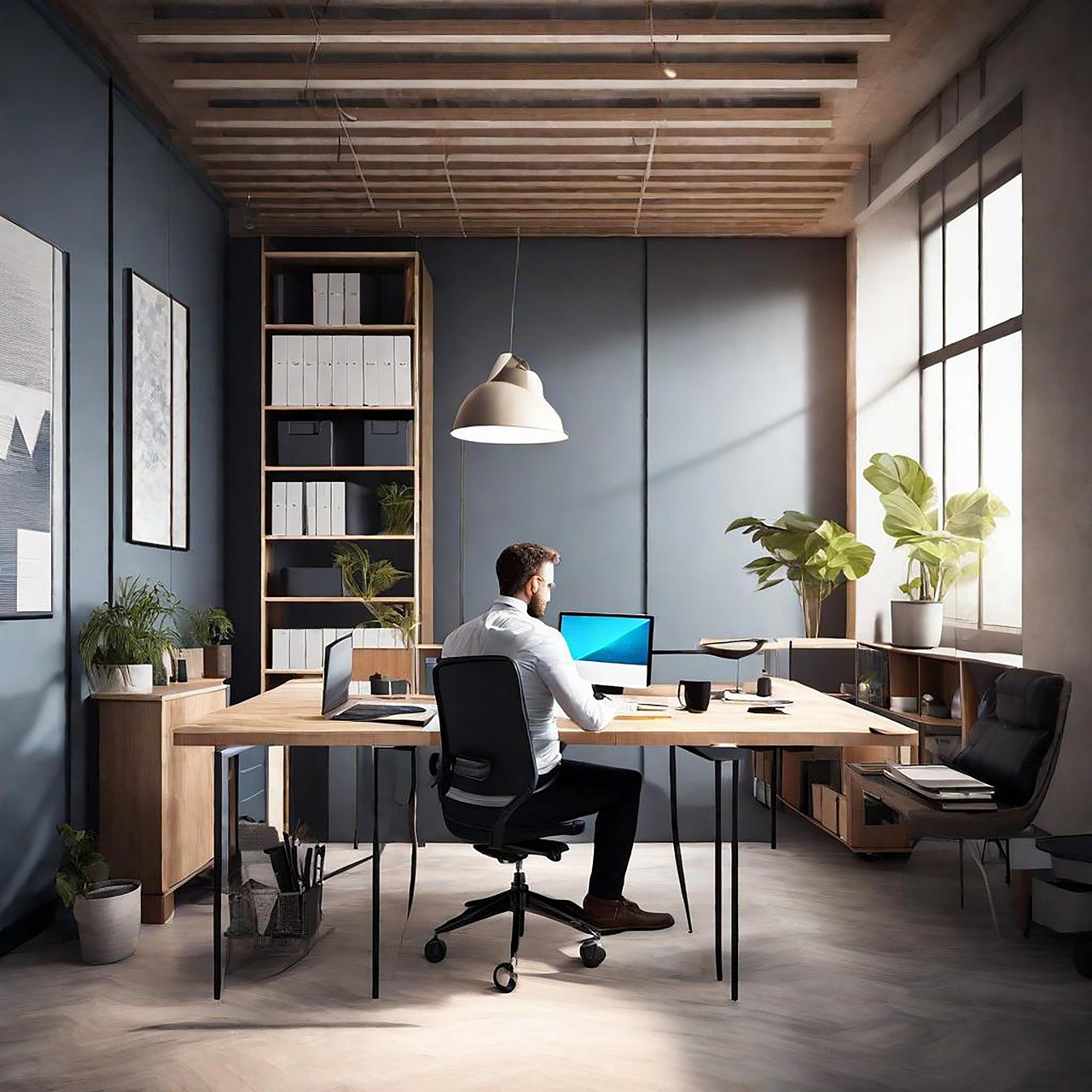 Download Ai Generated Office Man Royalty Free Stock Illustration Image Pixabay