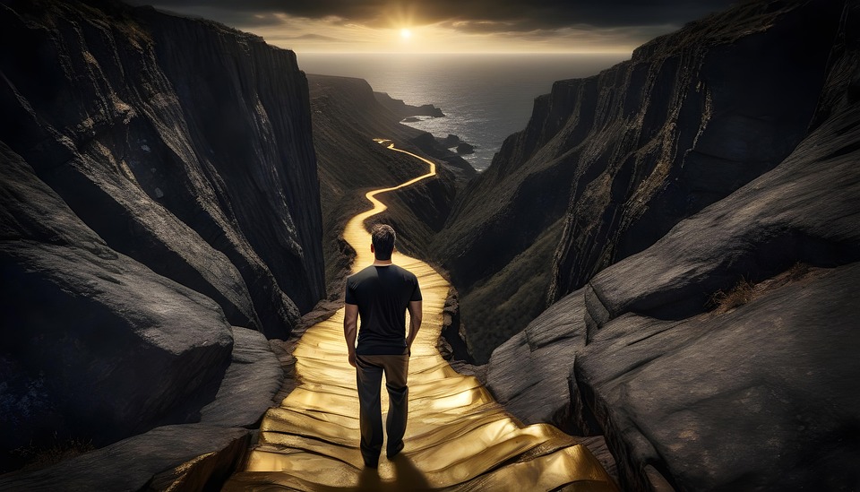 Download Ai Generated Man Journey Royalty Free Stock Illustration