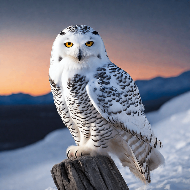 Download Snow Owl Elegance Arctic Avian Beauty Winter Wonderland Owls ...