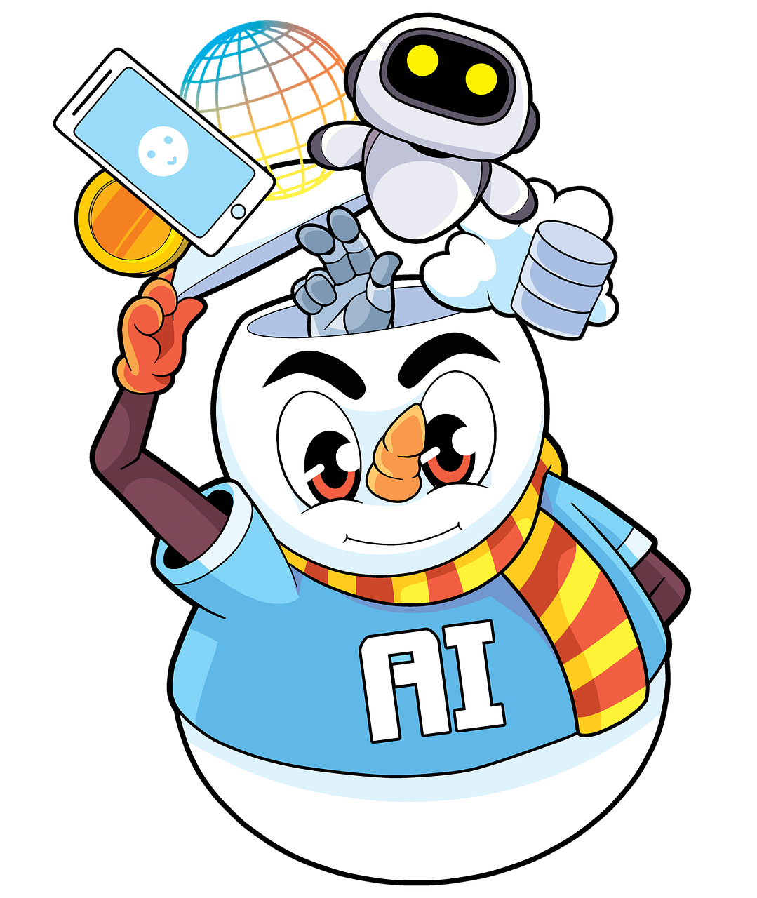 Download Ai Cartoon Character Royalty-Free Stock Illustration Image ...