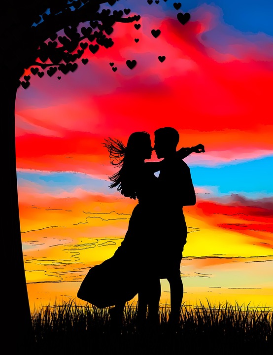 Download Couple, Lovers, Sunset. Royalty-Free Stock Illustration Image ...