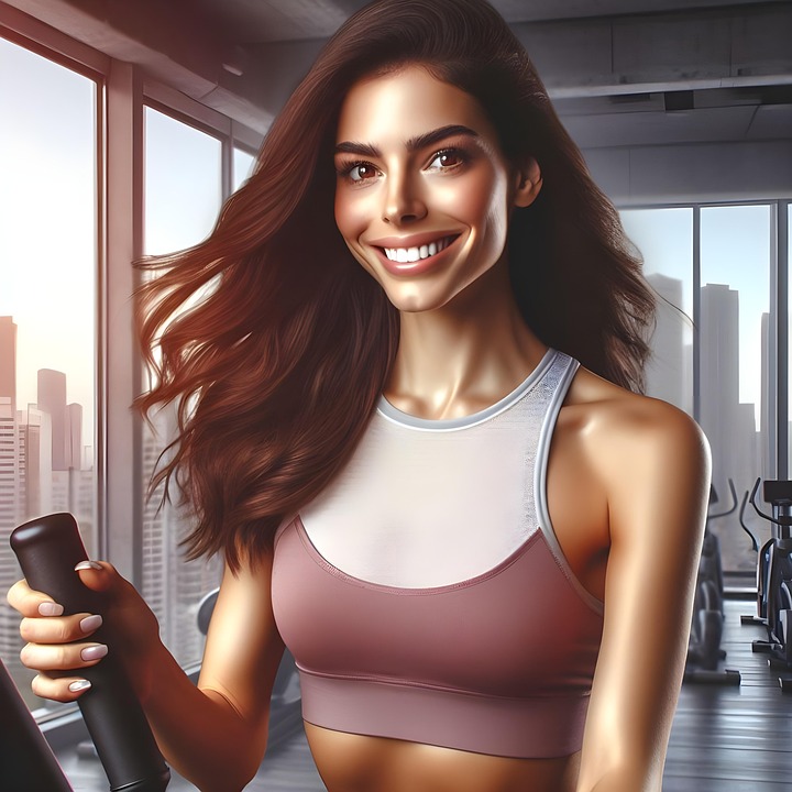 Download Ai Generated, Fitness, Woman. Royalty-Free Stock Illustration ...