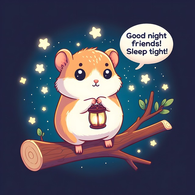 Download Hamster, Night, Stars. Royalty-Free Stock Illustration Image ...