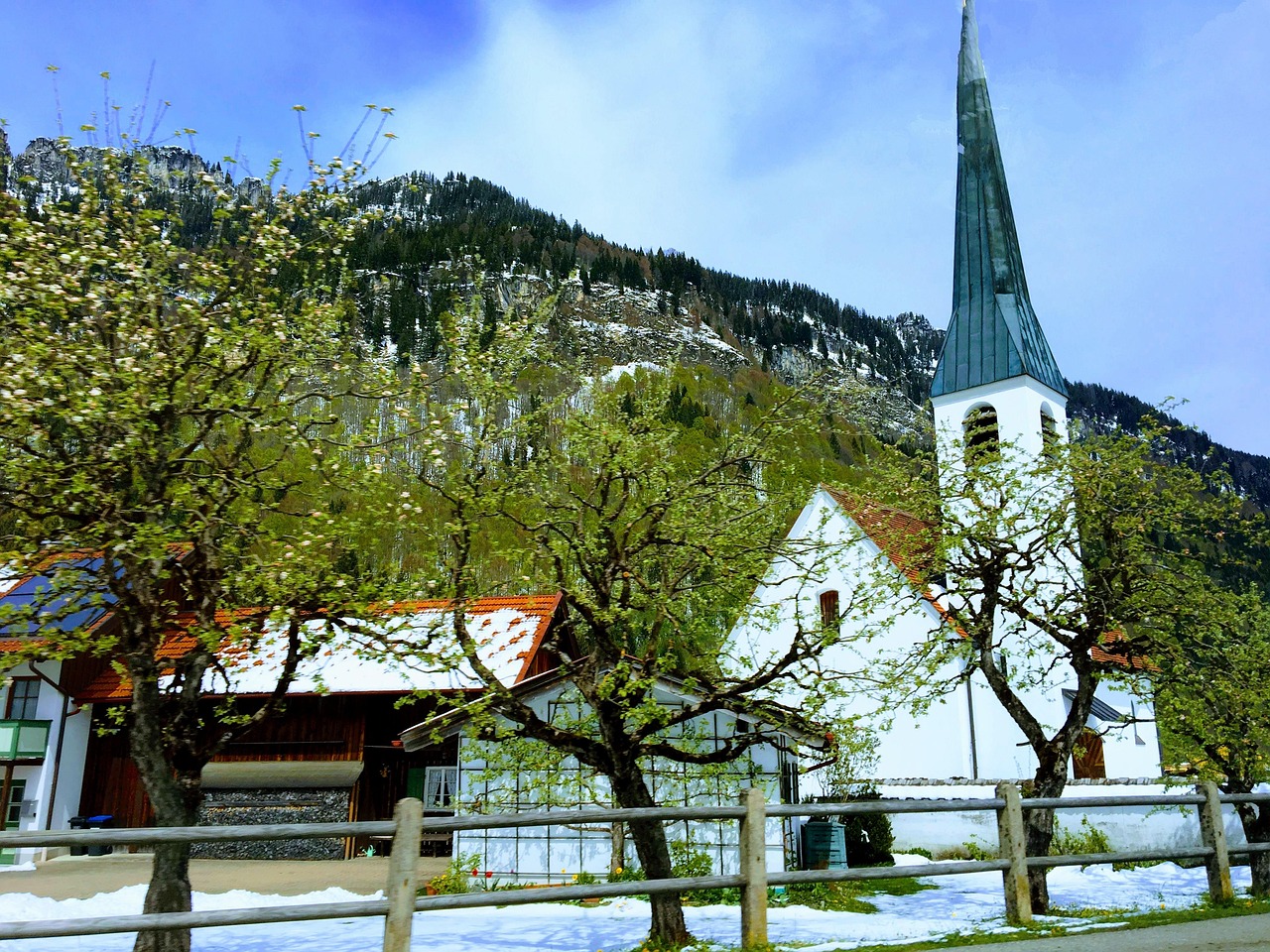 Église Montagnes Paysage - Photo gratuite sur Pixabay