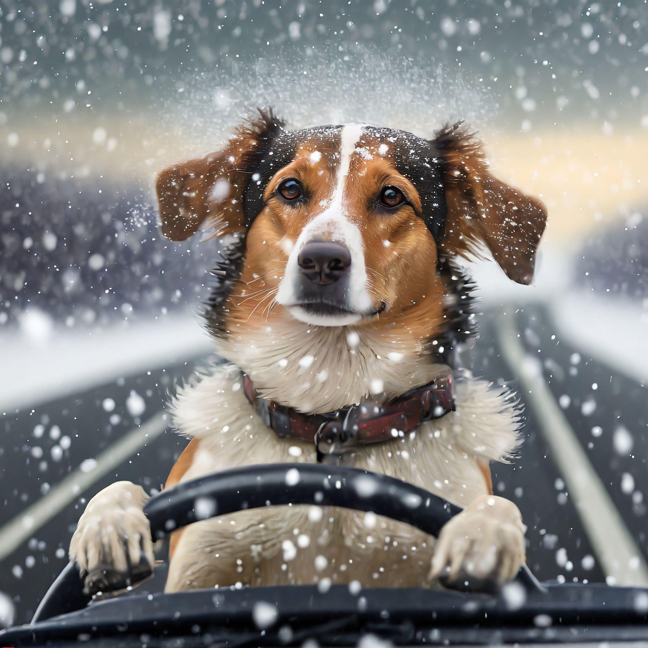 Anjing Mobil Menyetir Musim - Gambar gratis di Pixabay - Pixabay