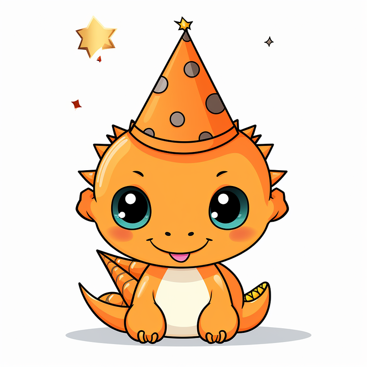 Download Dragon Creature Party Royalty-Free Stock Illustration Image ...
