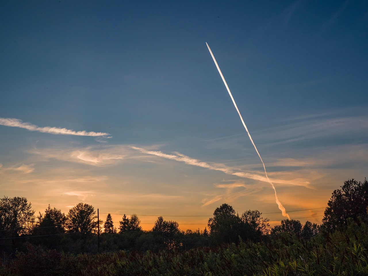 High Altitude Flight Sunset - Free photo on Pixabay - Pixabay
