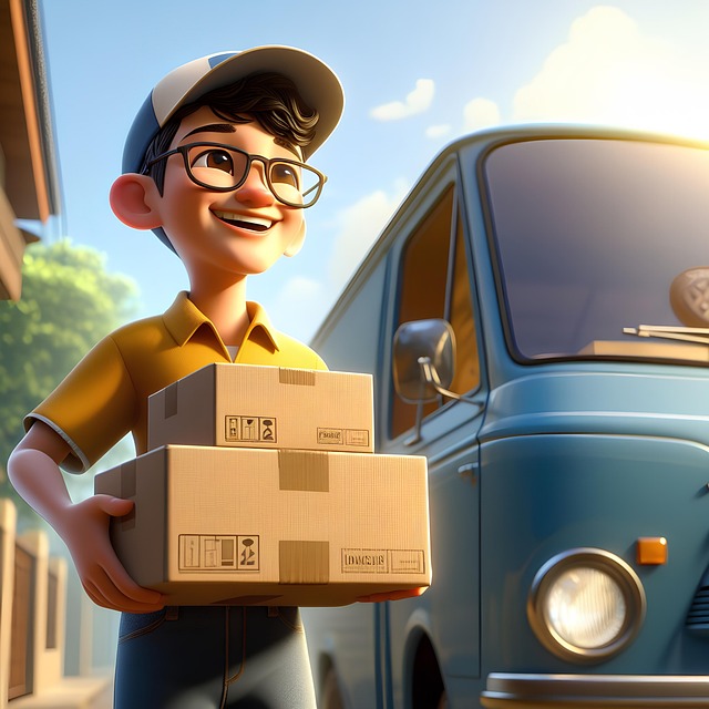Download Ai Generated, Man, Delivery. Royalty-Free Stock Illustration ...