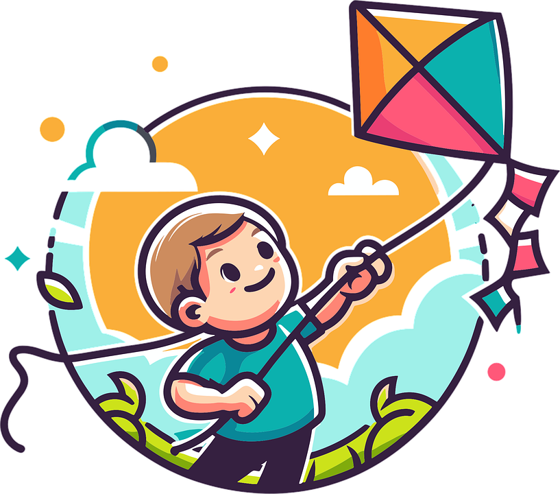 Download Kite, Boy, Flying. Royalty-Free Vector Graphic - Pixabay