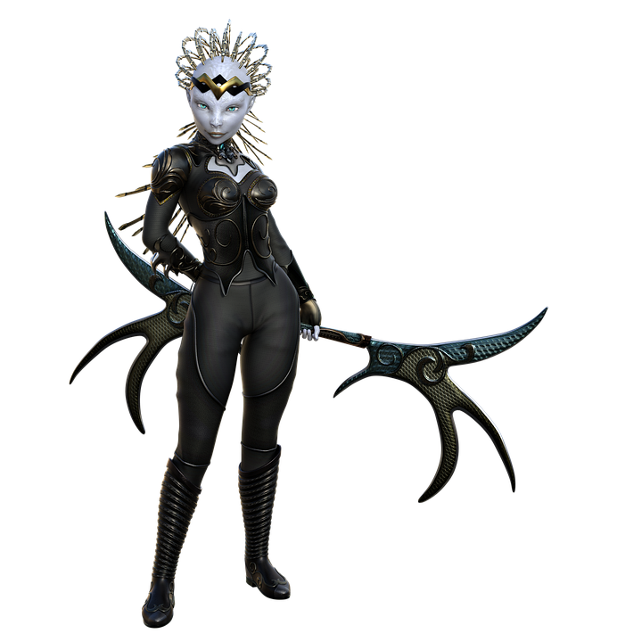 Download Alien, Warrior, Female. Royalty-Free Stock Illustration Image ...