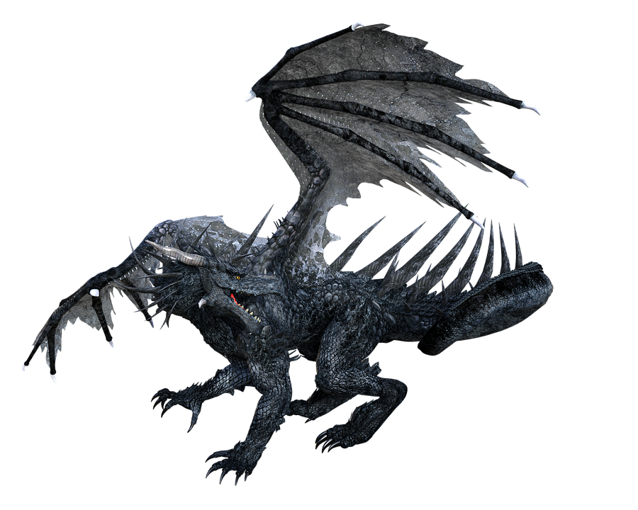 Download Fantasy Dragon Creature, 3D Rendered Dragon, Transparent ...