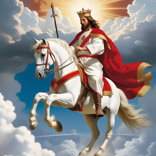 Download Jesus On A Horse, Jesus Returning, Jesus. Royalty-Free Stock ...