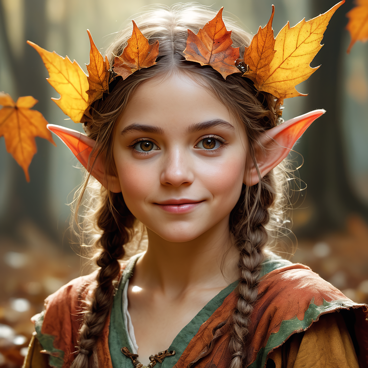 Download Ai Generated Elf Girl Royalty-Free Stock Illustration Image ...