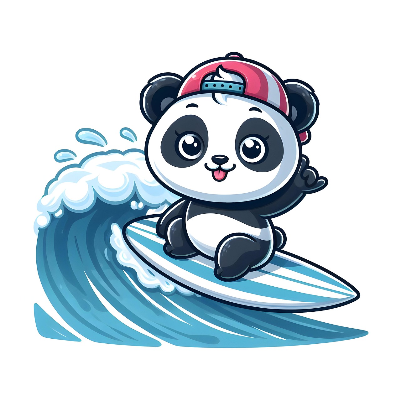 Download Ai Generated Waves Surfer Royalty Free Stock Illustration