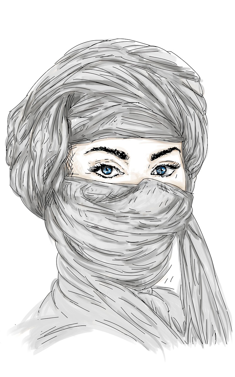 Download Woman, Niqab, Veil. Royalty-Free Stock Illustration Image ...