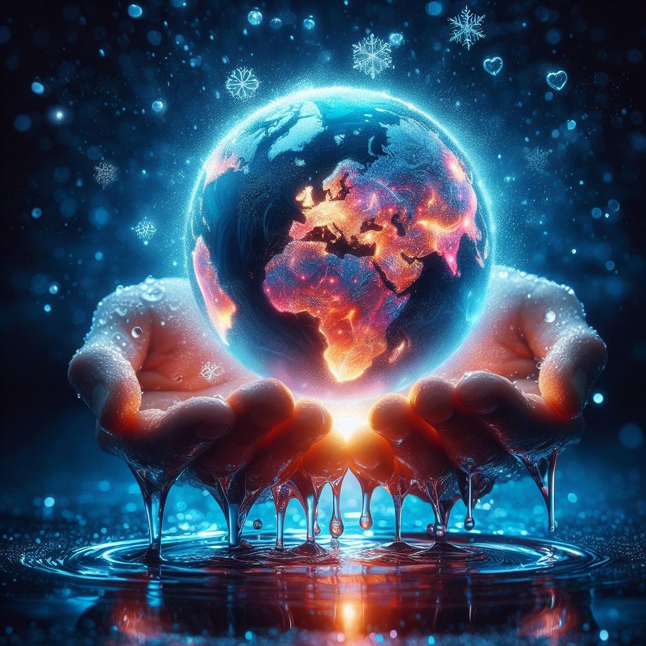 Download Ai Generated Earth Globe Royalty Free Stock Illustration