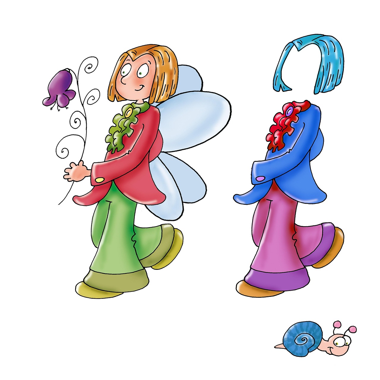 Elf Frau Karikatur Kostenloses Bild Auf Pixabay Pixabay