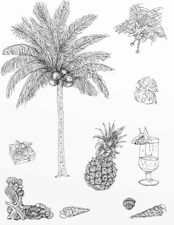 Download Beach, Palms, Summer. Royalty-Free Stock Illustration Image ...