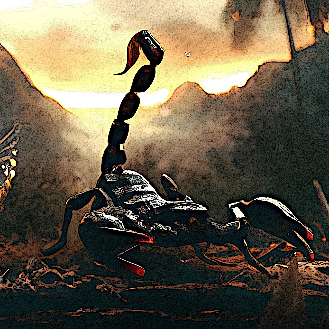 Download Scorpion, Sting, Nature. Royalty-Free Stock Illustration Image ...