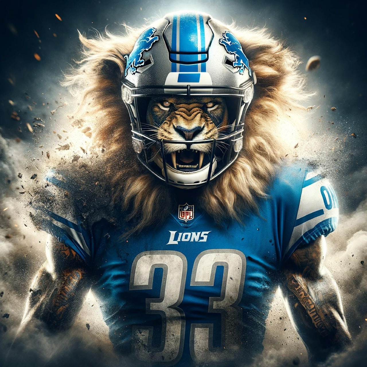 Singa Detroit Pergilah Nfl - Gambar gratis di Pixabay - Pixabay