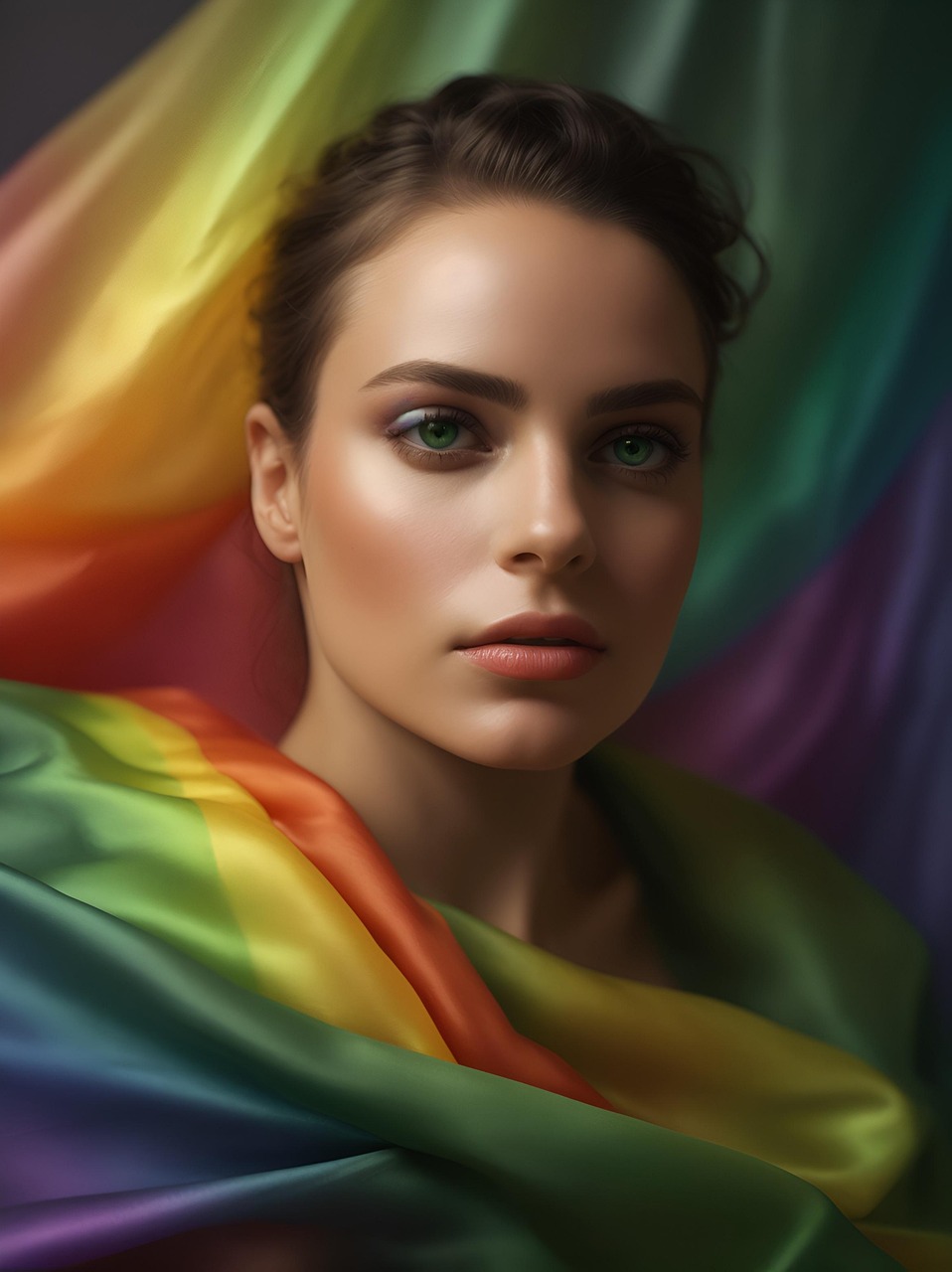 Download Ai Generated Woman Lgbtq Royalty Free Stock Illustration Image Pixabay