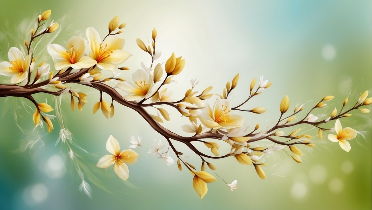 Ai Generiert Gelb Blumen - Kostenloses Bild auf Pixabay