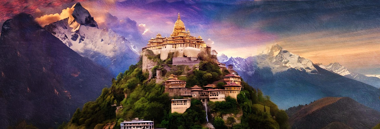 Download Hidden City Kalapa Palace Himalayas Royalty-Free Stock ...