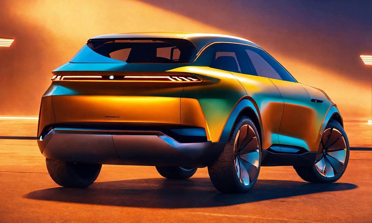 Download E Car, Electric Car, Futuristic. Royalty-Free Stock ...