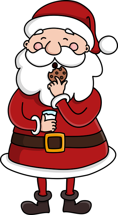 Santa Claus Christmas Cookie Printable