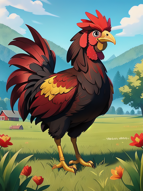 Download Ai Generated, Rooster, Chicken. Royalty-Free Stock ...