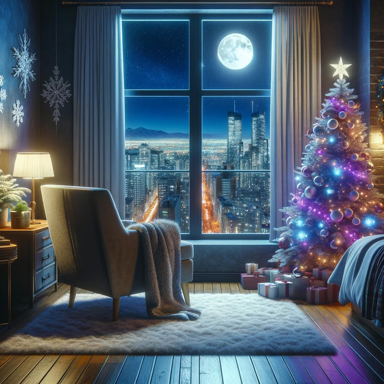 Download Ai Generated Christmas Tree Chair Royalty-Free Stock ...