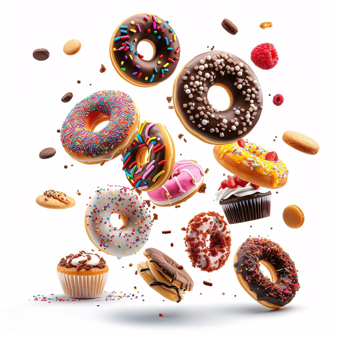 Download Ai Generated, Donuts, Sweets. Royalty-Free Stock Illustration ...
