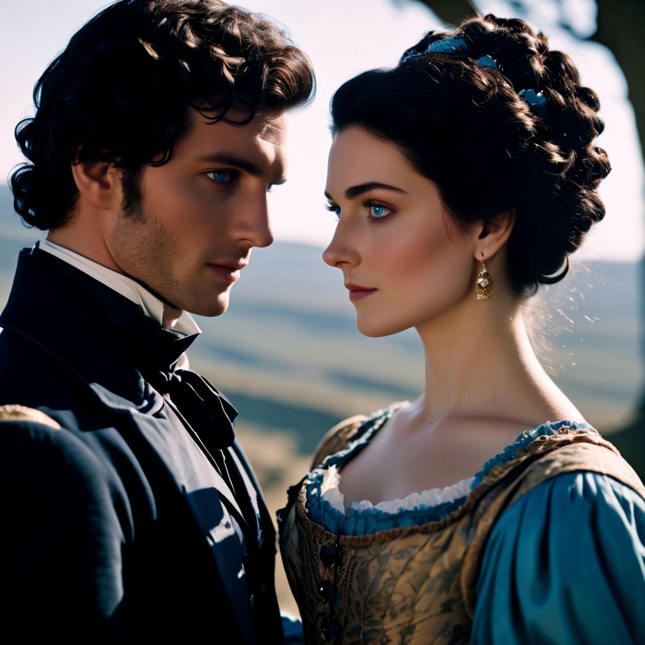 Download Ai Generated, Couple, Regency. Royalty-Free Stock Illustration ...