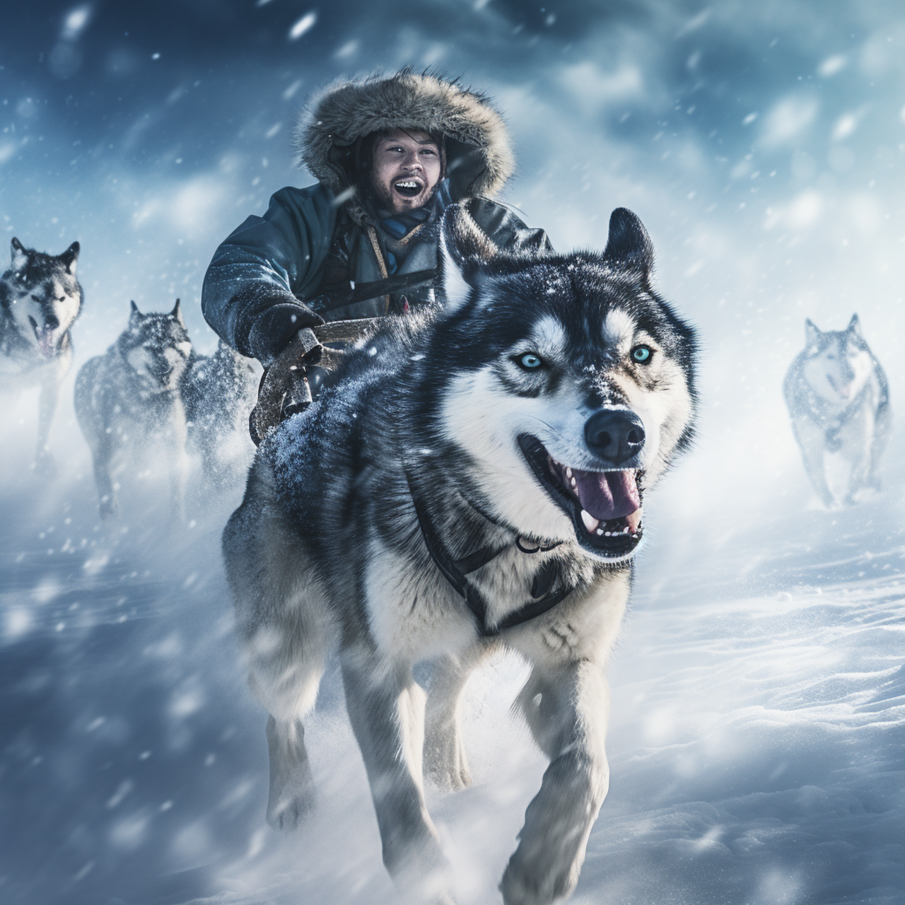 Download Dog, Husky, Man. Royalty-Free Stock Illustration Image - Pixabay