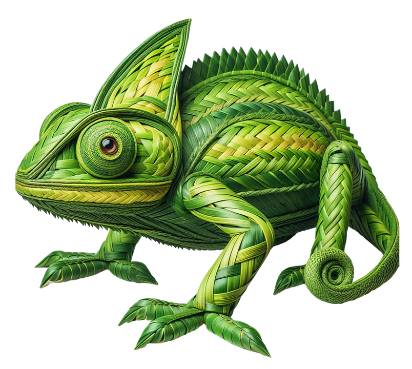 Download Ai Generated Chameleon Nature Royalty Free Stock