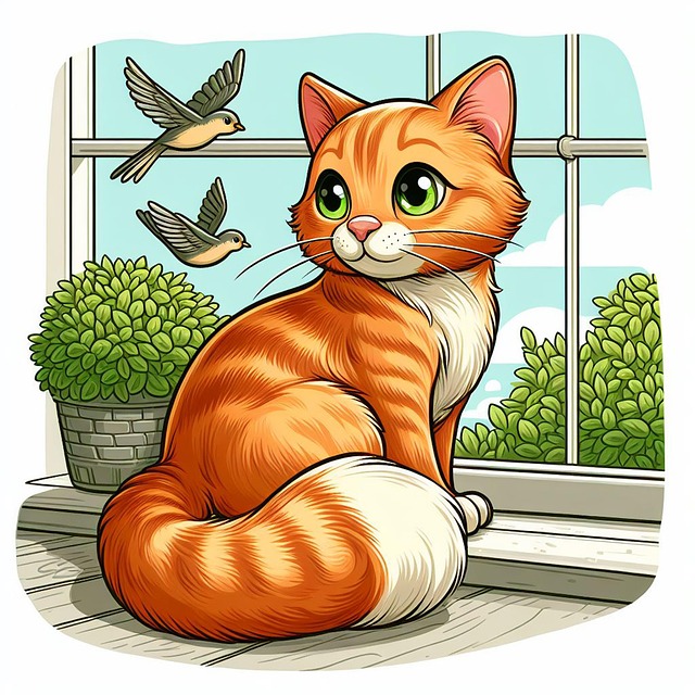 El Gato Y Los Pájaros - Imagen gratis en Pixabay