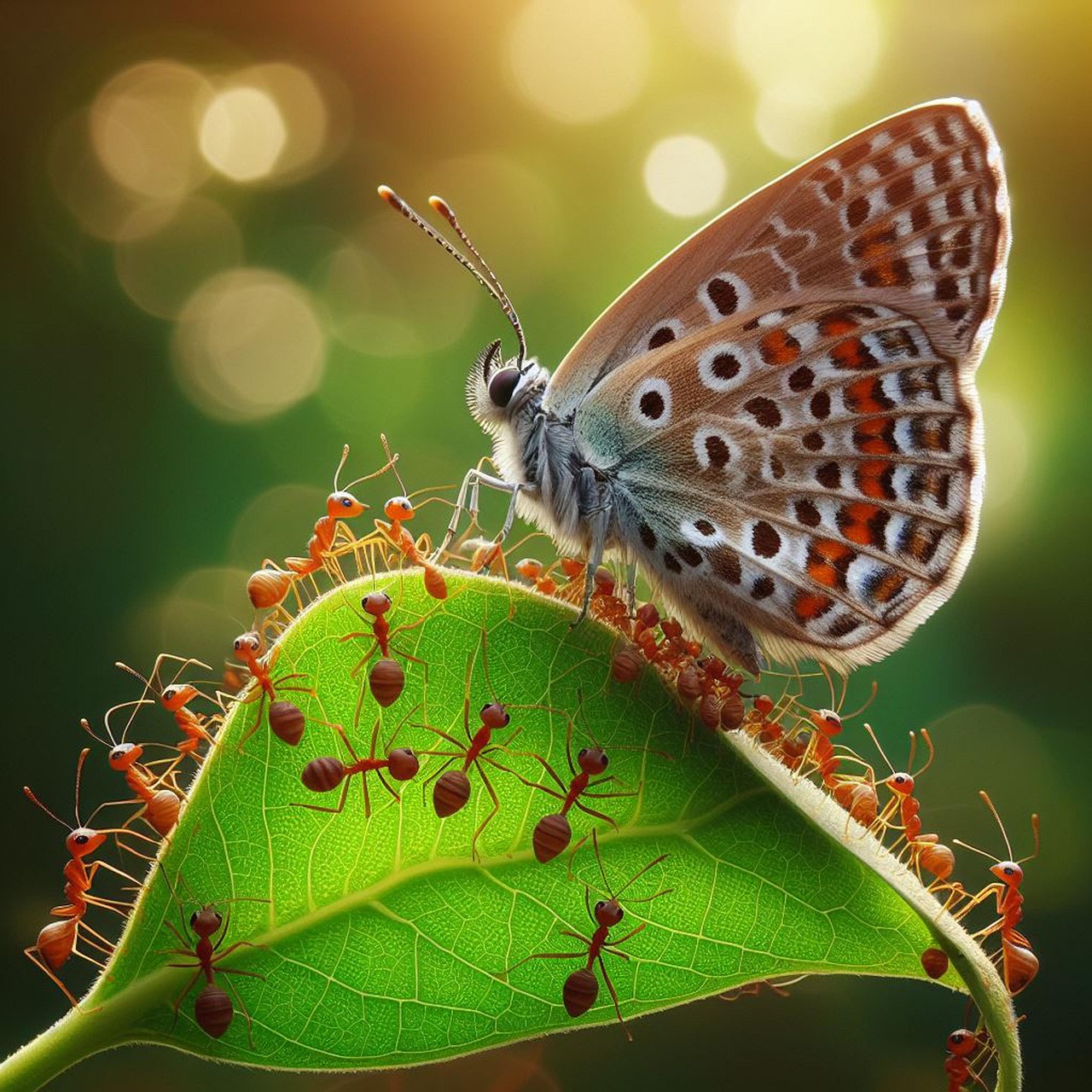 Hormigas Mariposa Hoja - Imagen gratis en Pixabay - Pixabay